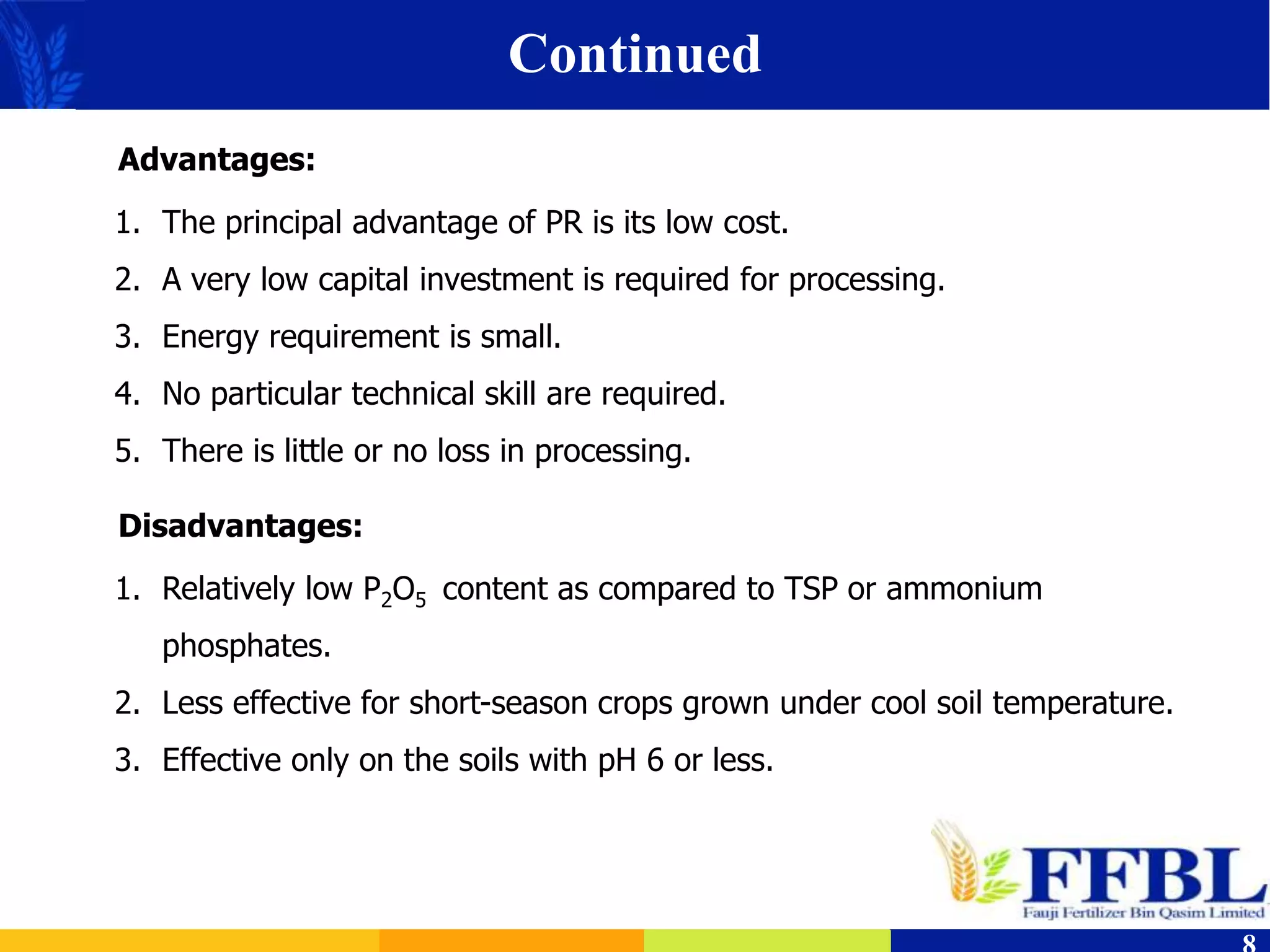 Phosphate based fertilizers | PPTX