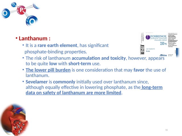 Phosphate Binders Lanthanum calcium carbonate | PPTX
