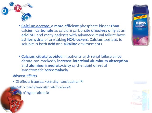 Phosphate Binders Lanthanum calcium carbonate | PPTX