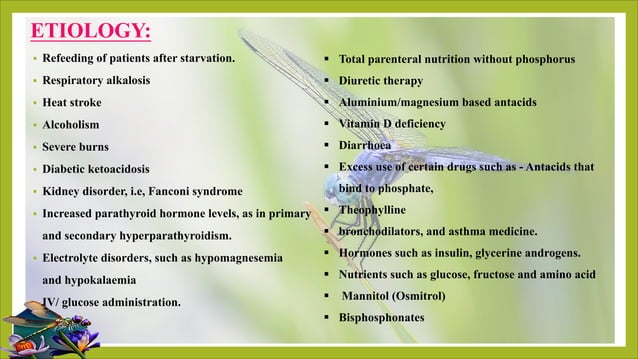 PHOSPHATE – ELECTROLYTE IMBALANCE (HYPOPHOSPHATEMIA & HYPERPHOSPHATEMIA ...
