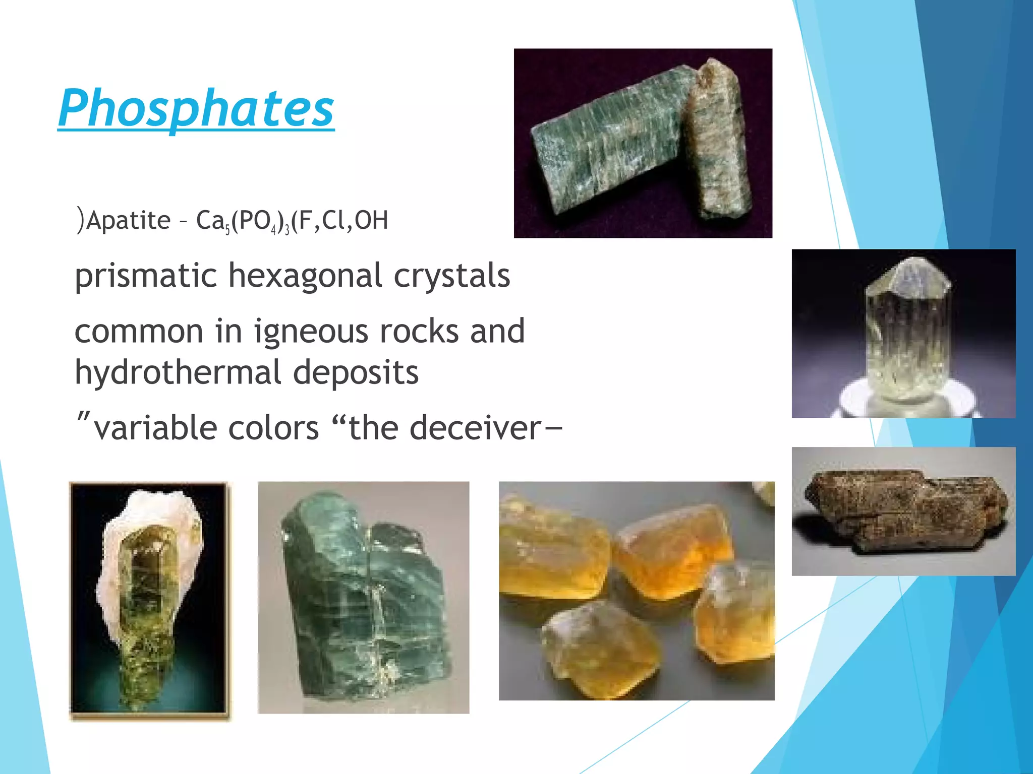 Phosphates group mineral | PPT