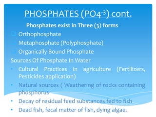 Phosphates (po4 3) | PPTX
