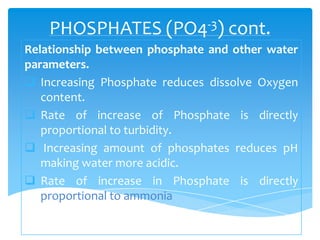 Phosphates (po4 3) | PPTX