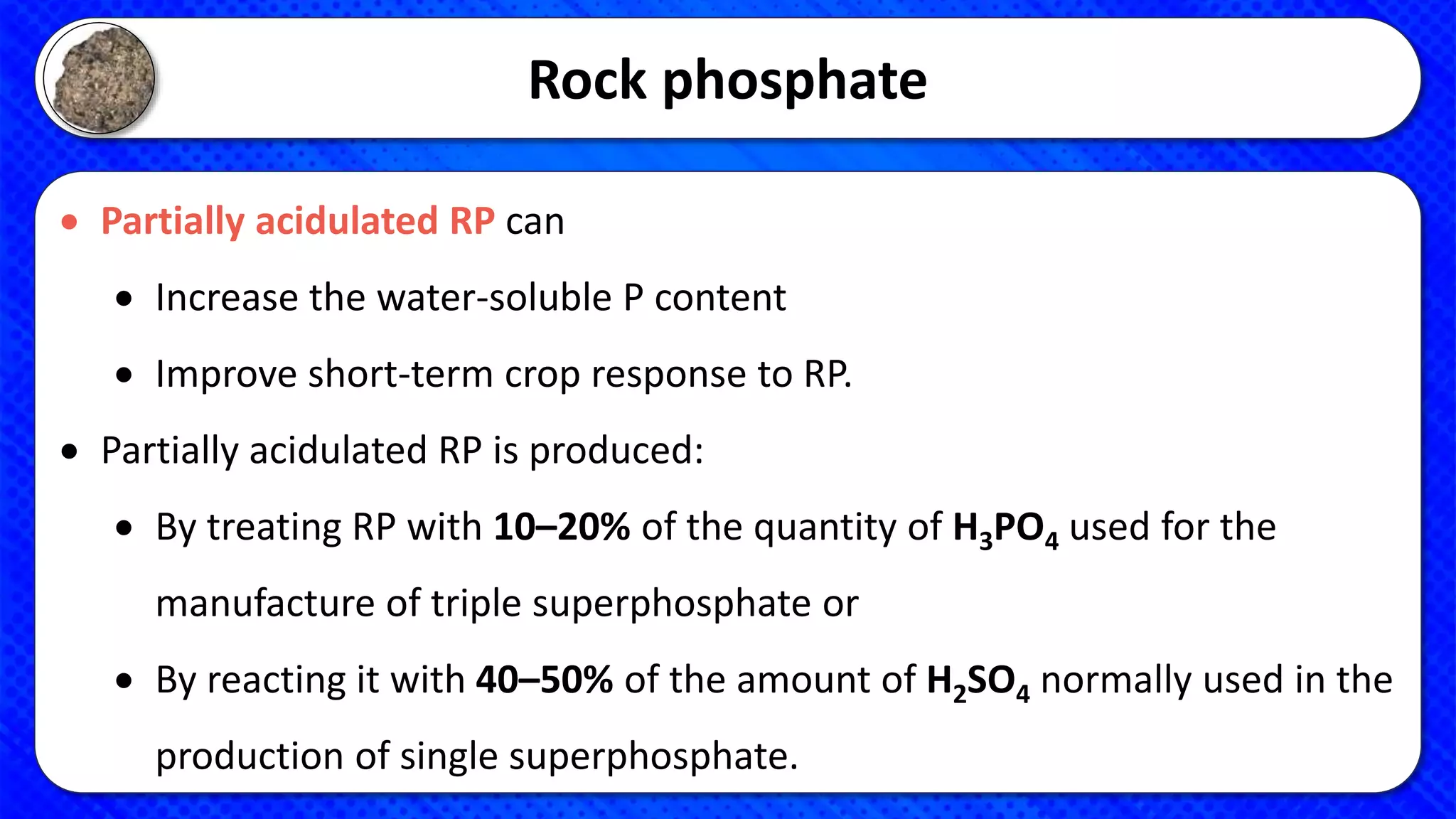 PHOSPHATIC FERTILIZERS - BEHAVIOR IN SOILS AND MANAGEMENT.pptx