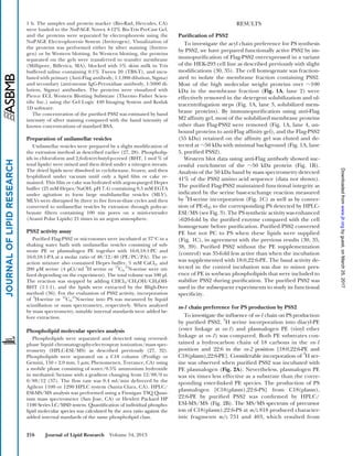Phosphatidylserine synthase and dha | PDF
