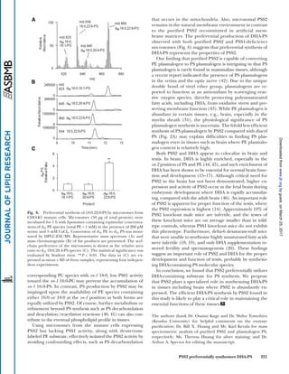 Phosphatidylserine synthase and dha | PDF