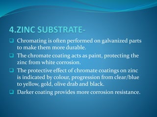 Phosphating and chromating | PPTX