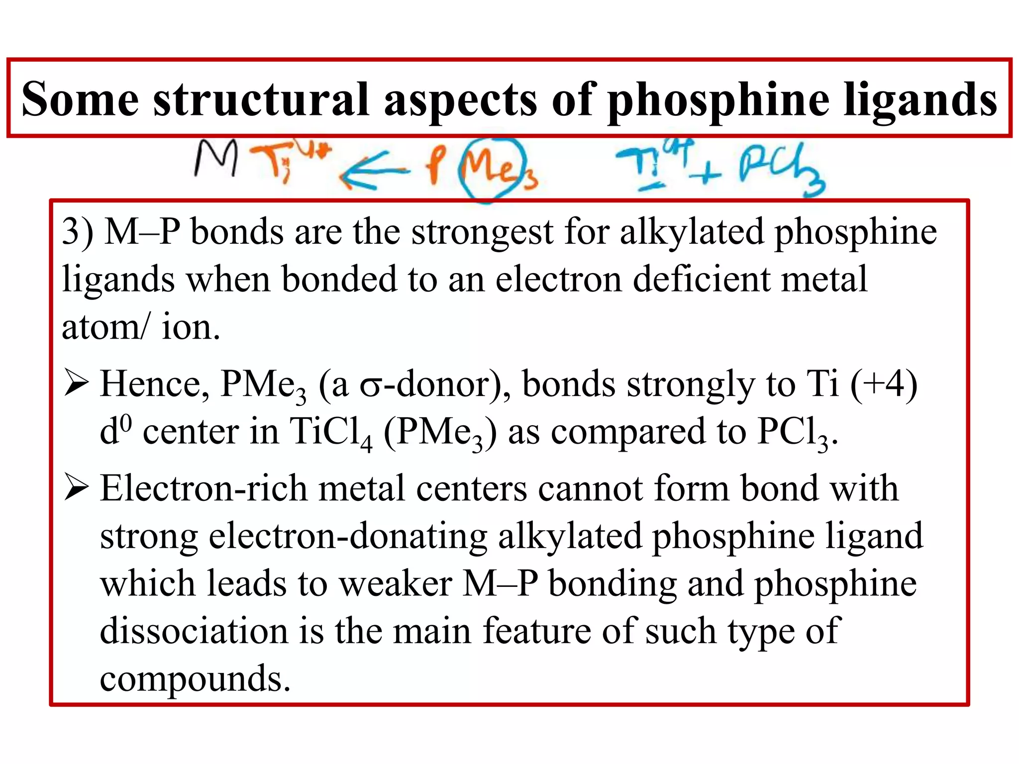 Phosphine as ligand by Dr Geeta Tewari | PPT
