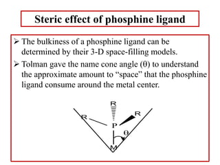 Phosphine as ligand by Dr Geeta Tewari | PPT