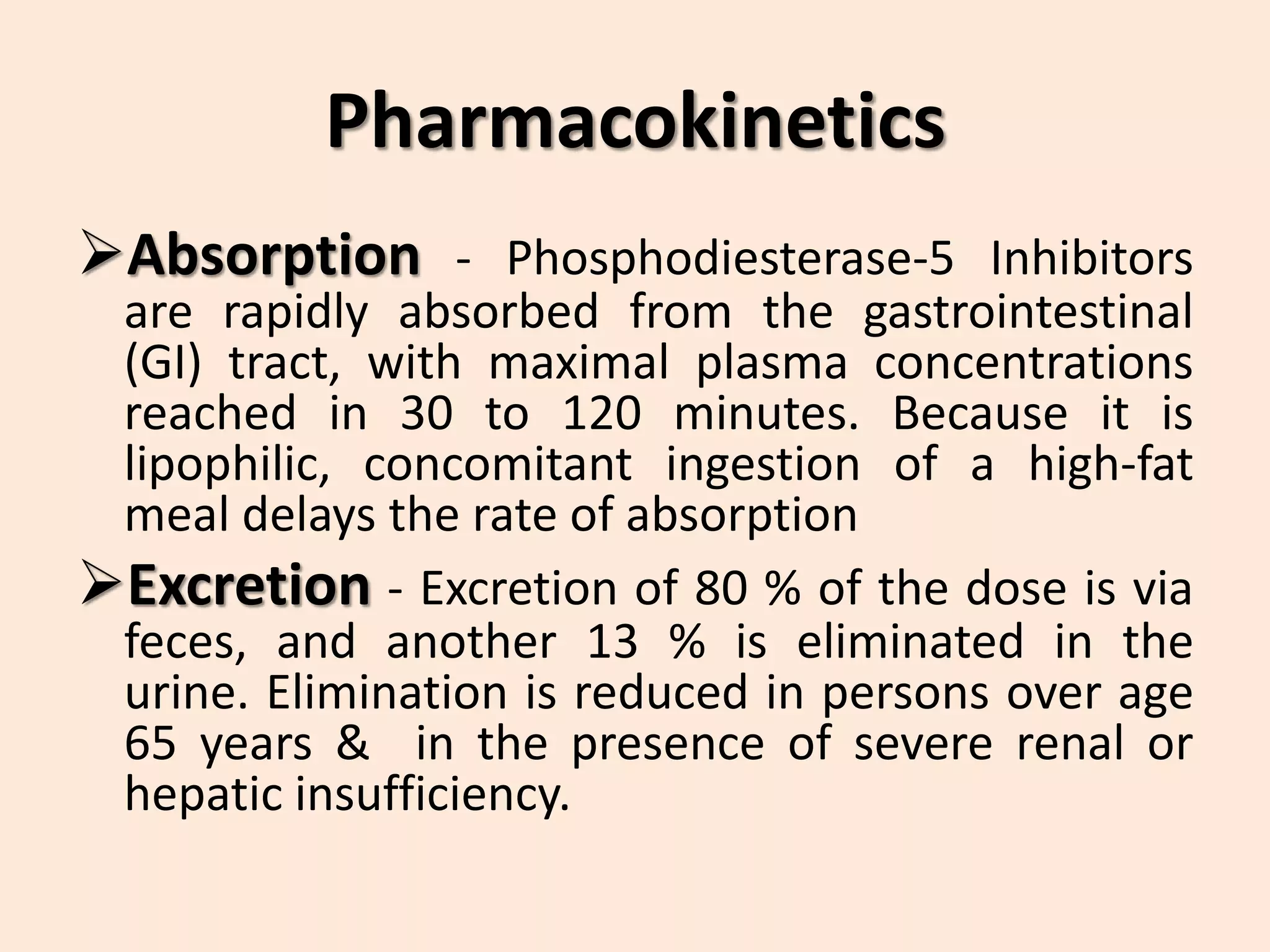 Phosphodiesterase 5 inhibitors (PDE5i) | PPTX