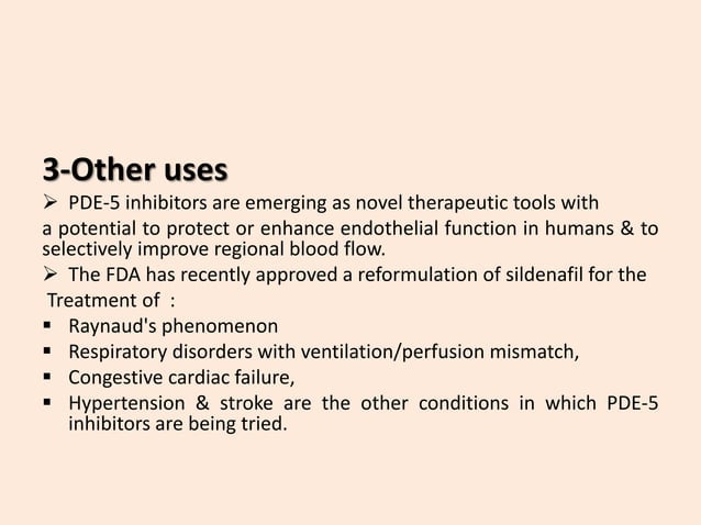 Phosphodiesterase 5 inhibitors (PDE5i) | PPTX