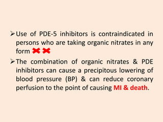 Phosphodiesterase 5 inhibitors (PDE5i) | PPTX