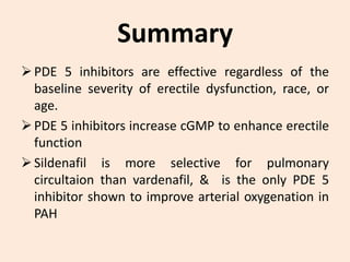 Phosphodiesterase 5 inhibitors (PDE5i) | PPTX