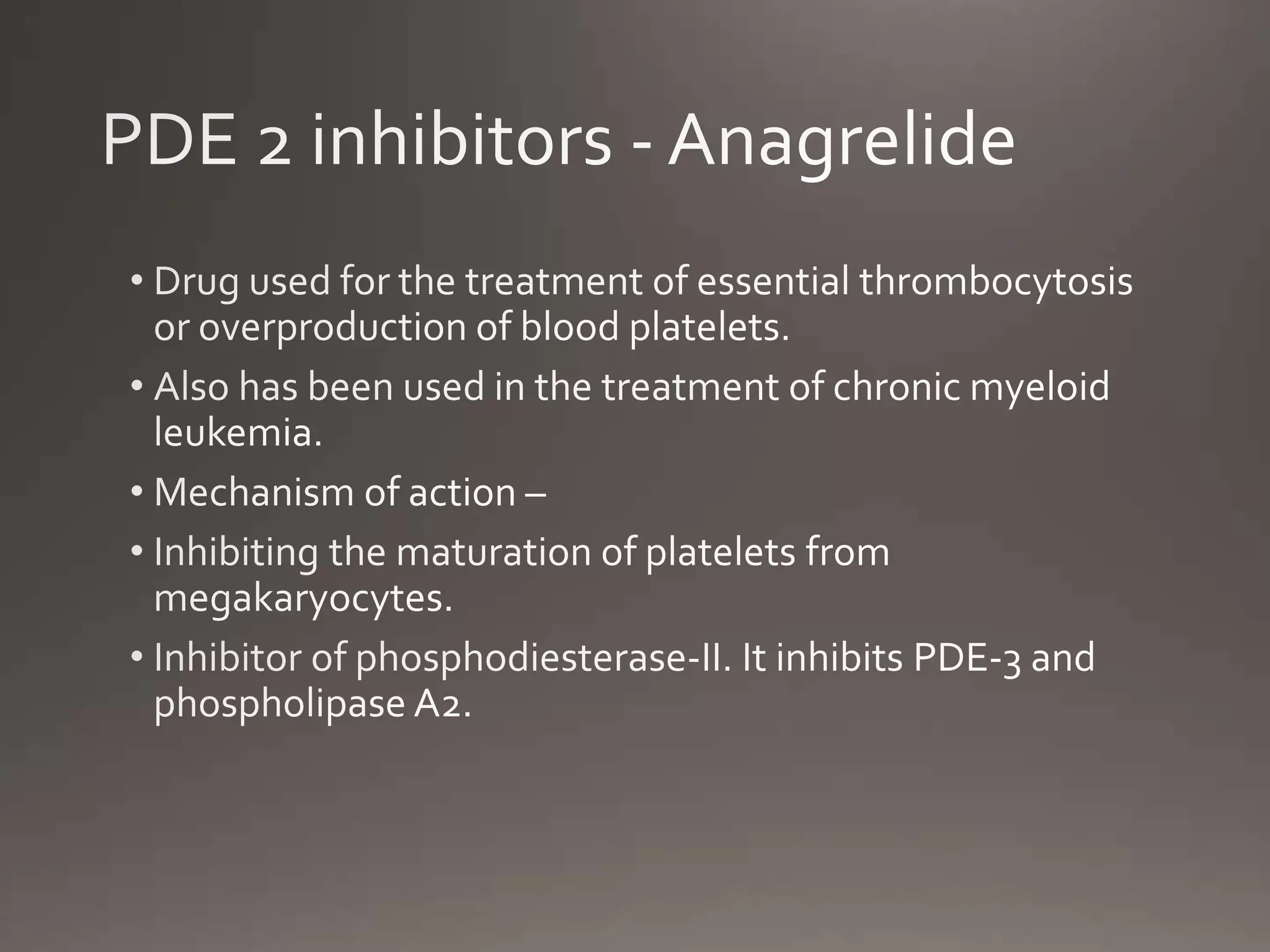 Phosphodiesterase inhibitors | PPTX