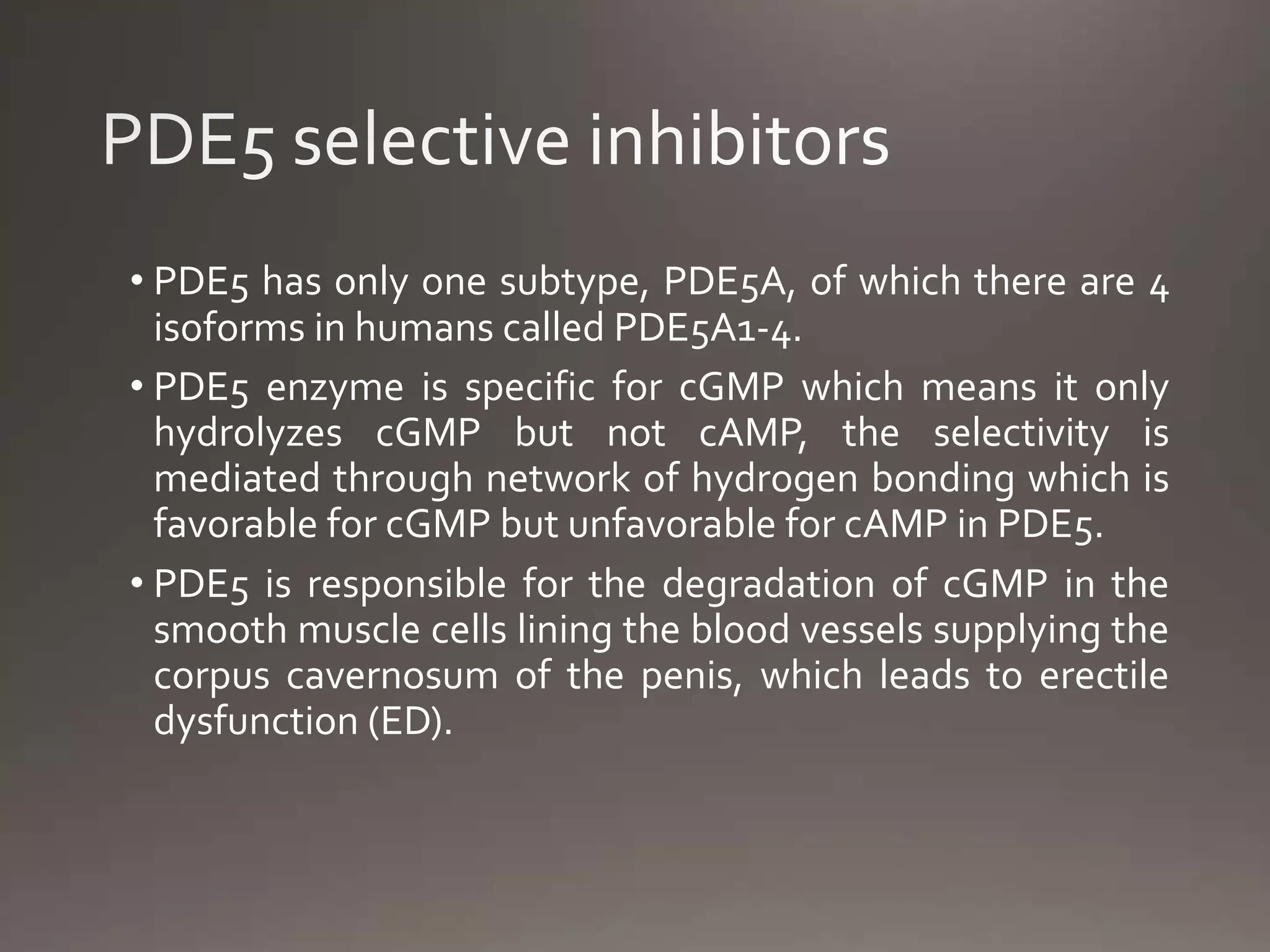 Phosphodiesterase inhibitors | PPTX
