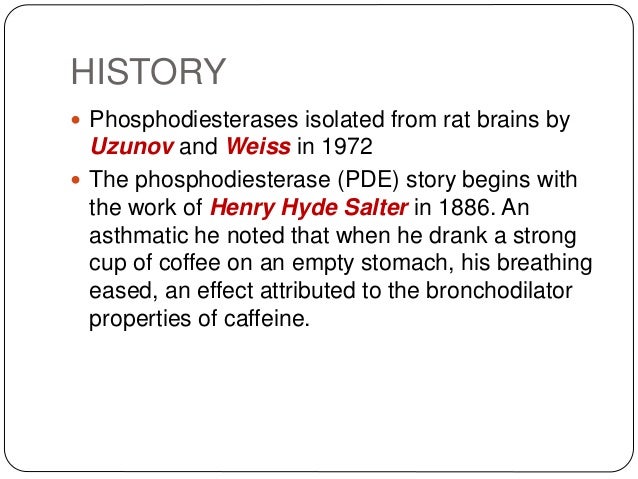 Phosphodiesterase inhibitors
