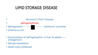 Phospholipids chemistry & lipid storage diseases | PPT
