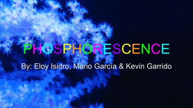 Phosphorescence | PPTX | Chemistry | Science