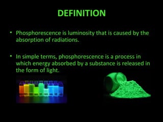 Phosphorescence | PPT