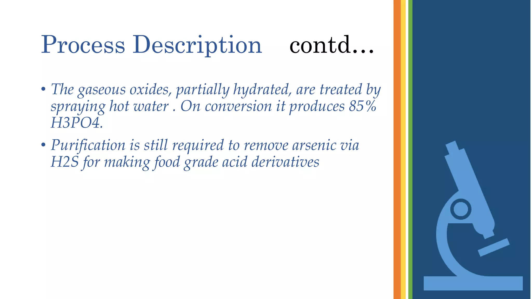 Phosphoric acid [CHEMICAL PROCESSS INDUSTRIES] | PPTX