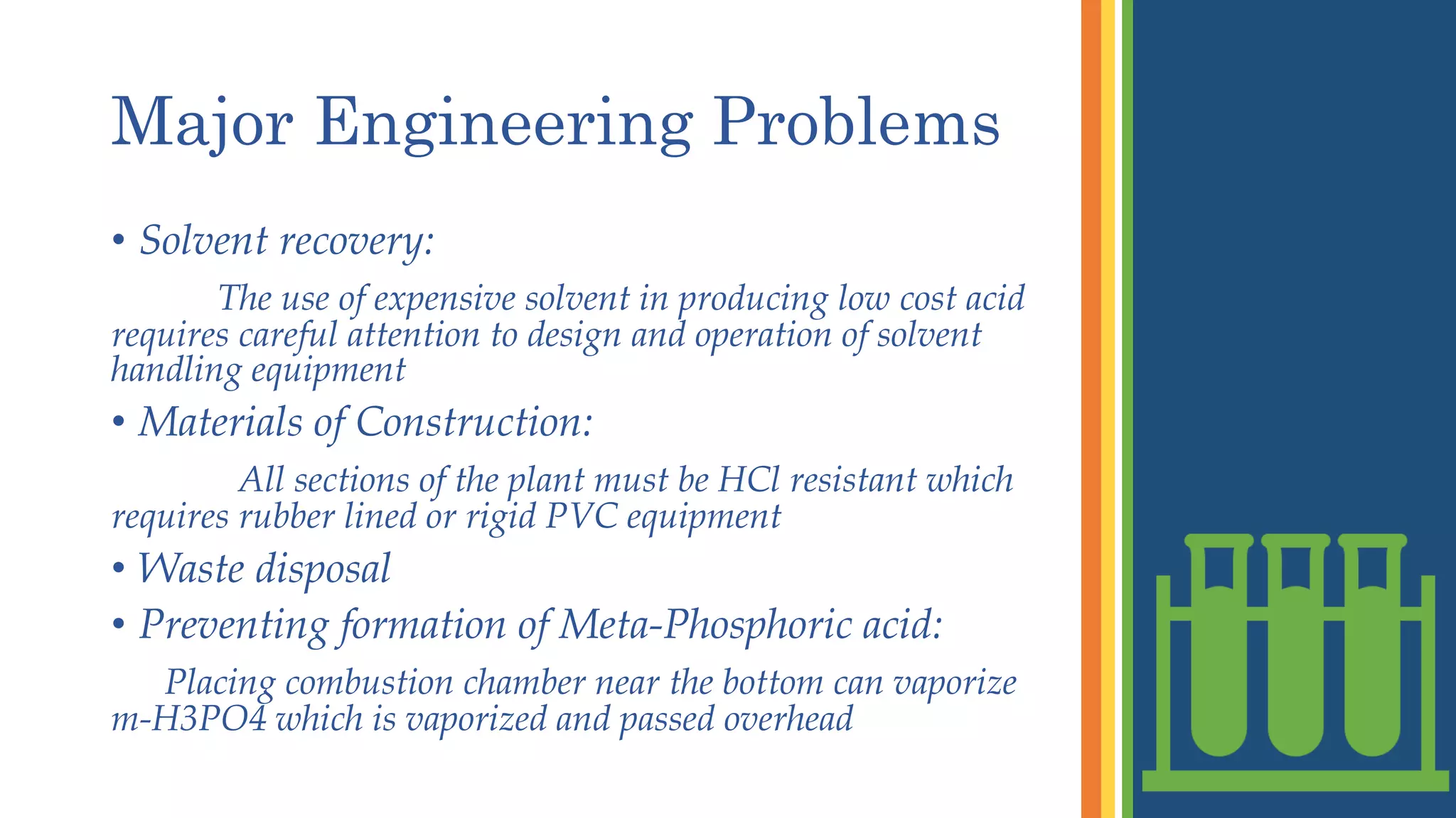 Phosphoric acid [CHEMICAL PROCESSS INDUSTRIES] | PPTX
