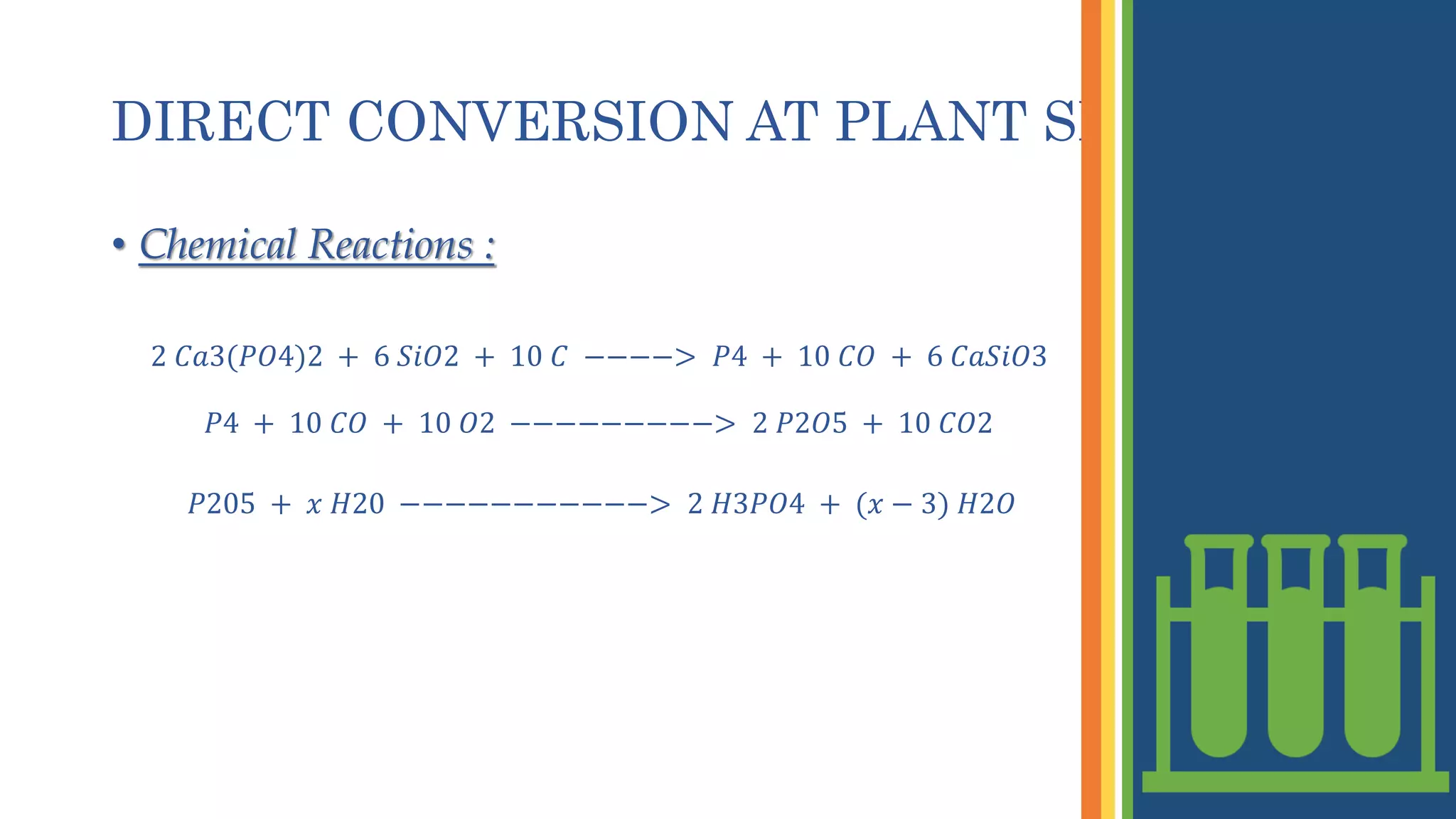 Phosphoric acid [CHEMICAL PROCESSS INDUSTRIES] | PPTX