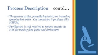 Phosphoric acid [CHEMICAL PROCESSS INDUSTRIES] | PPTX