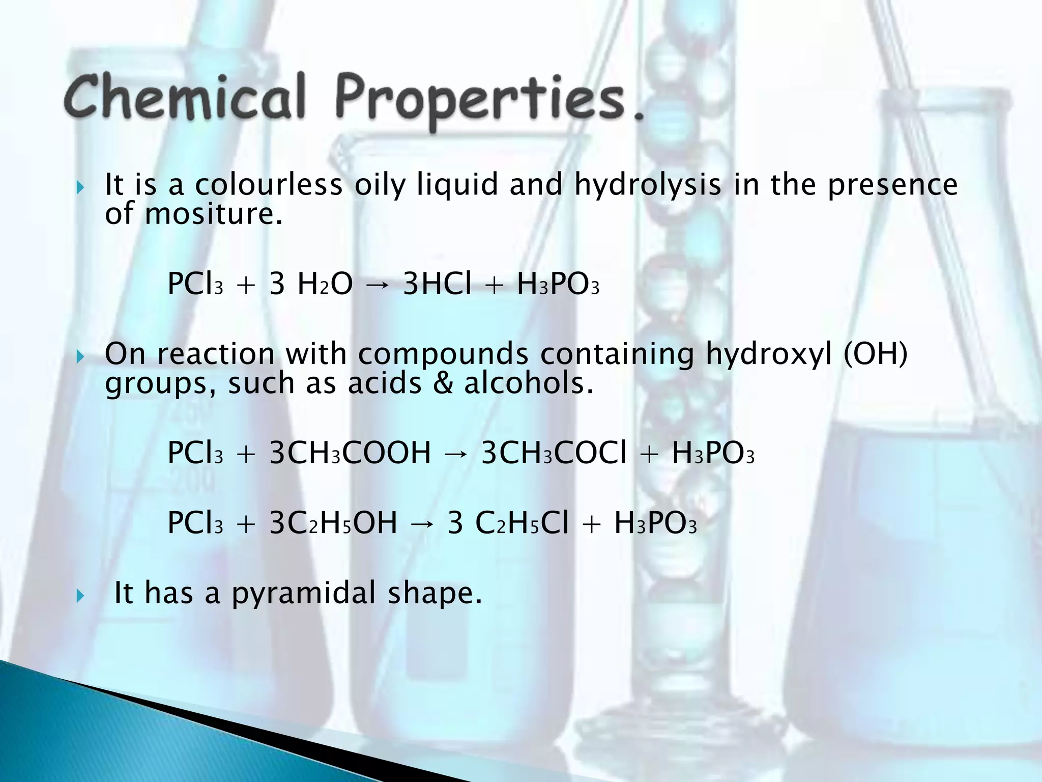 Phosphorous halides | PPTX