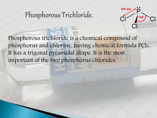 Phosphorous halides | PPTX