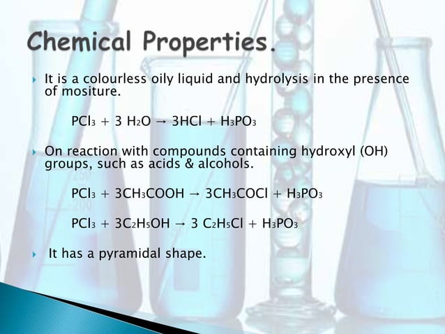 Phosphorous halides | PPT