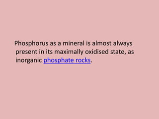 Phosphorus | PPTX