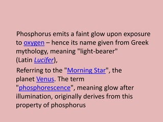 Phosphorus | PPTX