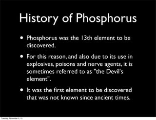 Phosphorus | PDF