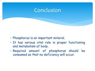 Phosphorus | PPTX