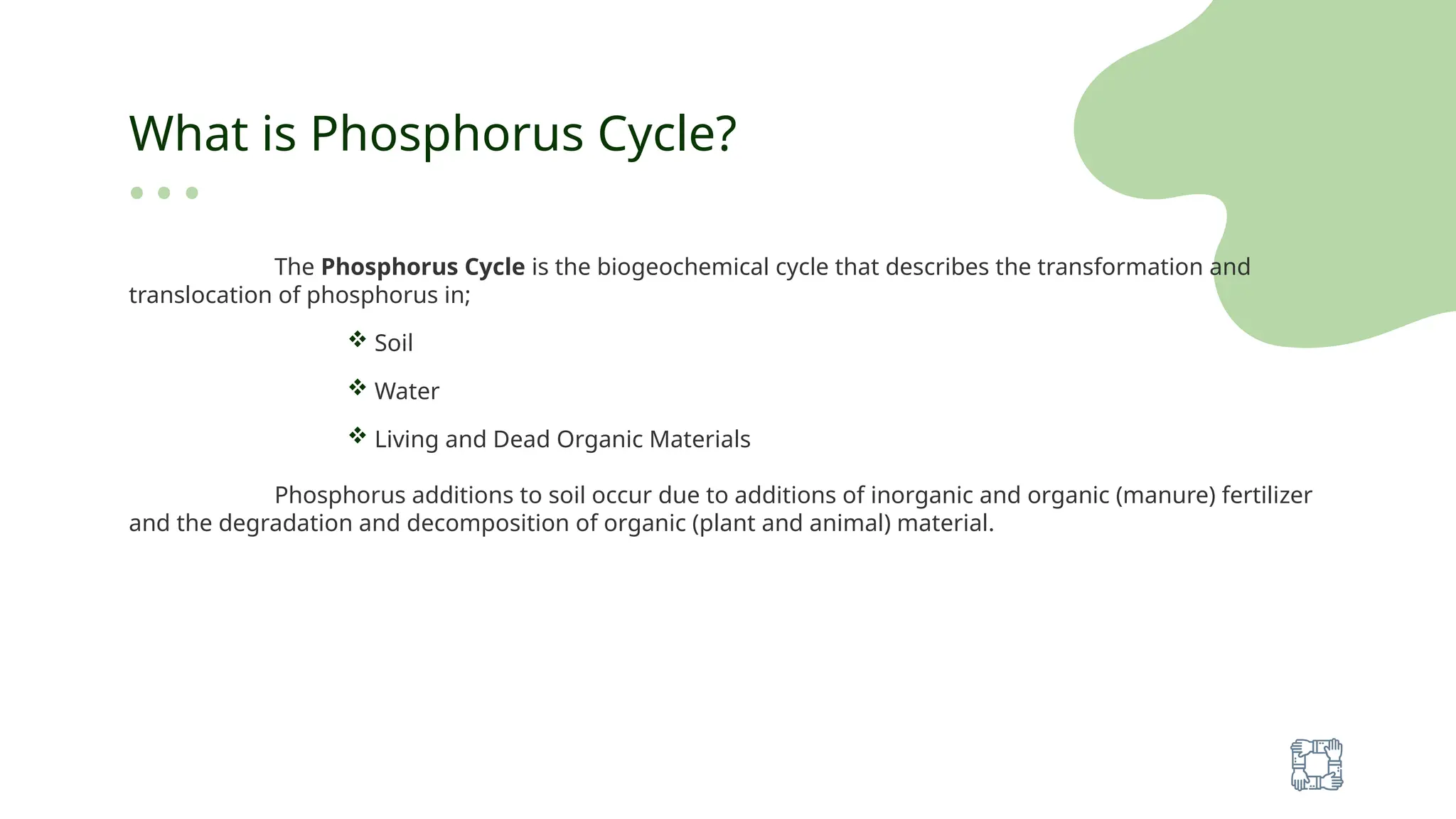 Phosphorus-Cycle, Importance, and Processes | PPT