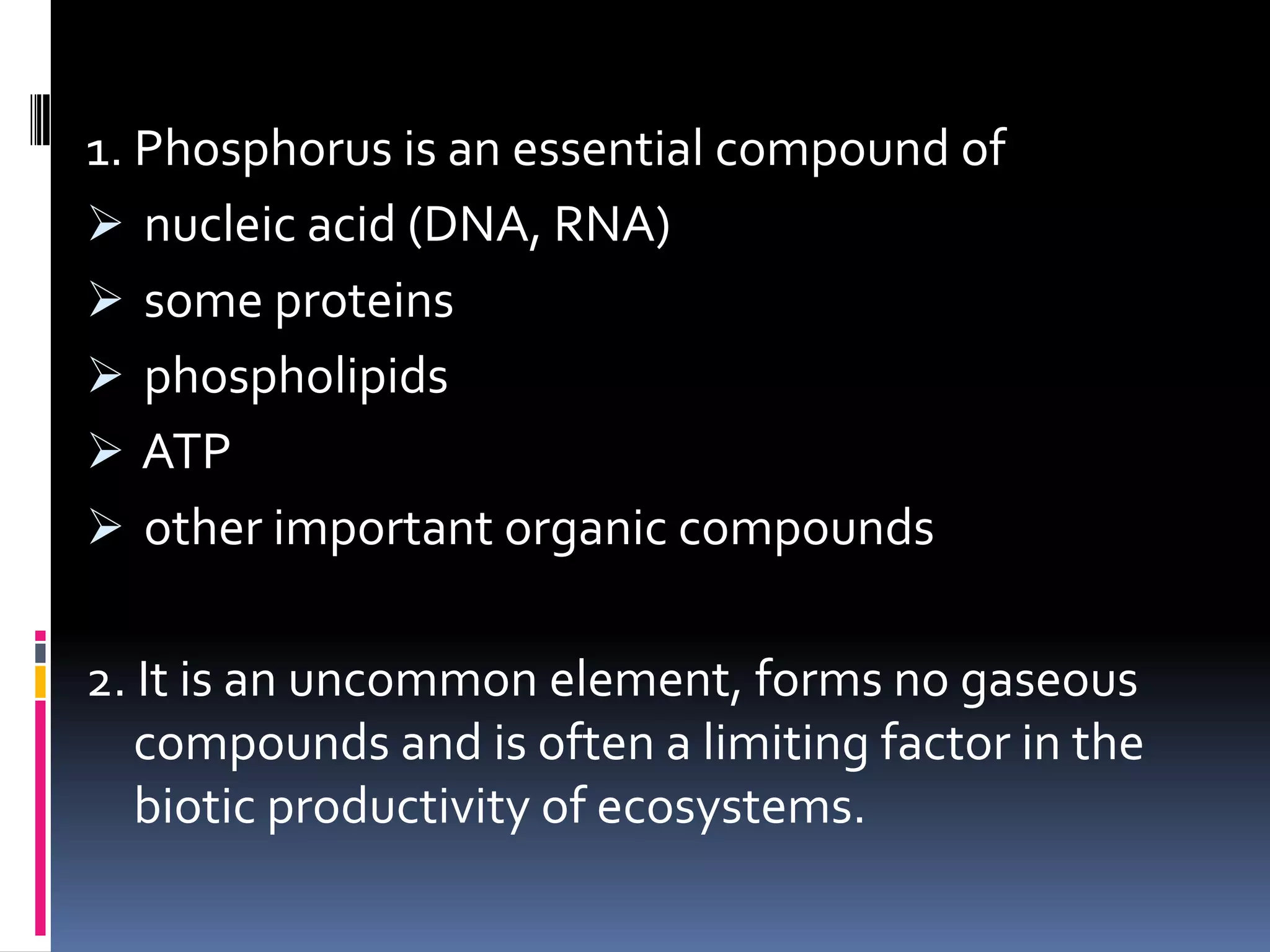 Phosphorus cycle | PPTX