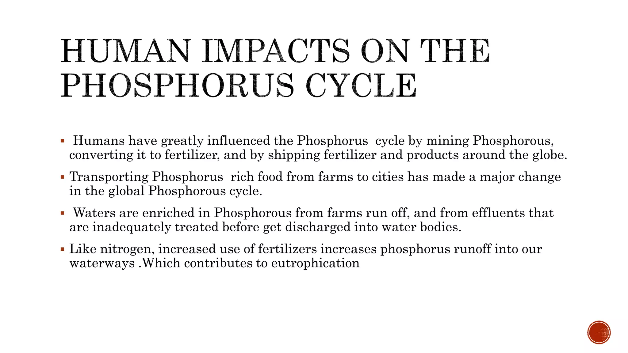 Phosphorus cycle Detailed | PPTX