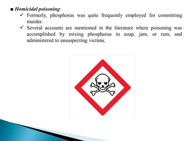 Phosphorus poisoning | PDF | Chemistry | Science