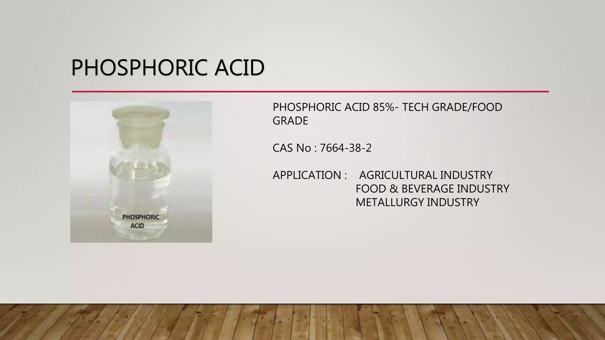 Phosphorus Product Catalog | PPTX