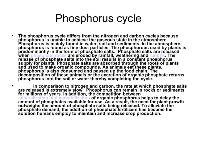 Phosphorus Project | PPT