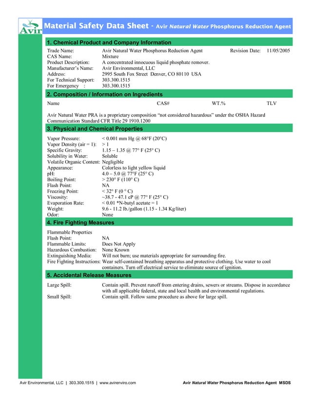 Phosphorus ra msds | PDF