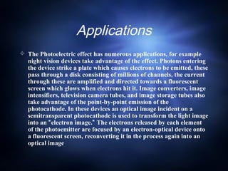 PHOTOELECTRIC EFFECT | PPT