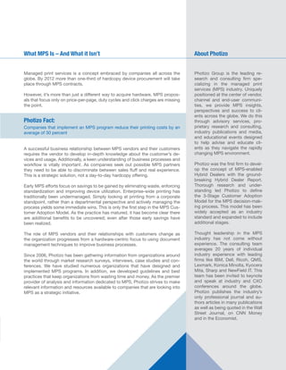 Photizo e book a cx os guide to mps | PDF