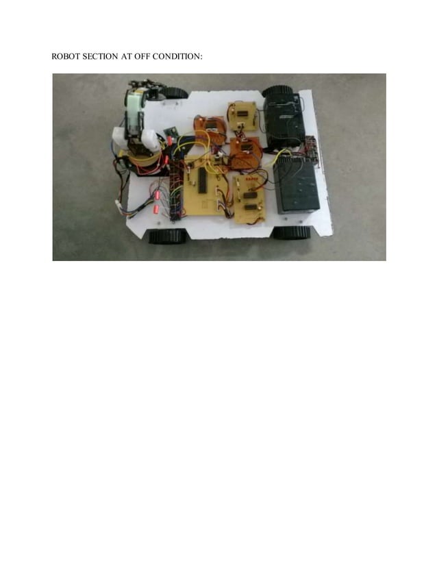 rescue robot | DOCX | Robotics | Technology & Computing