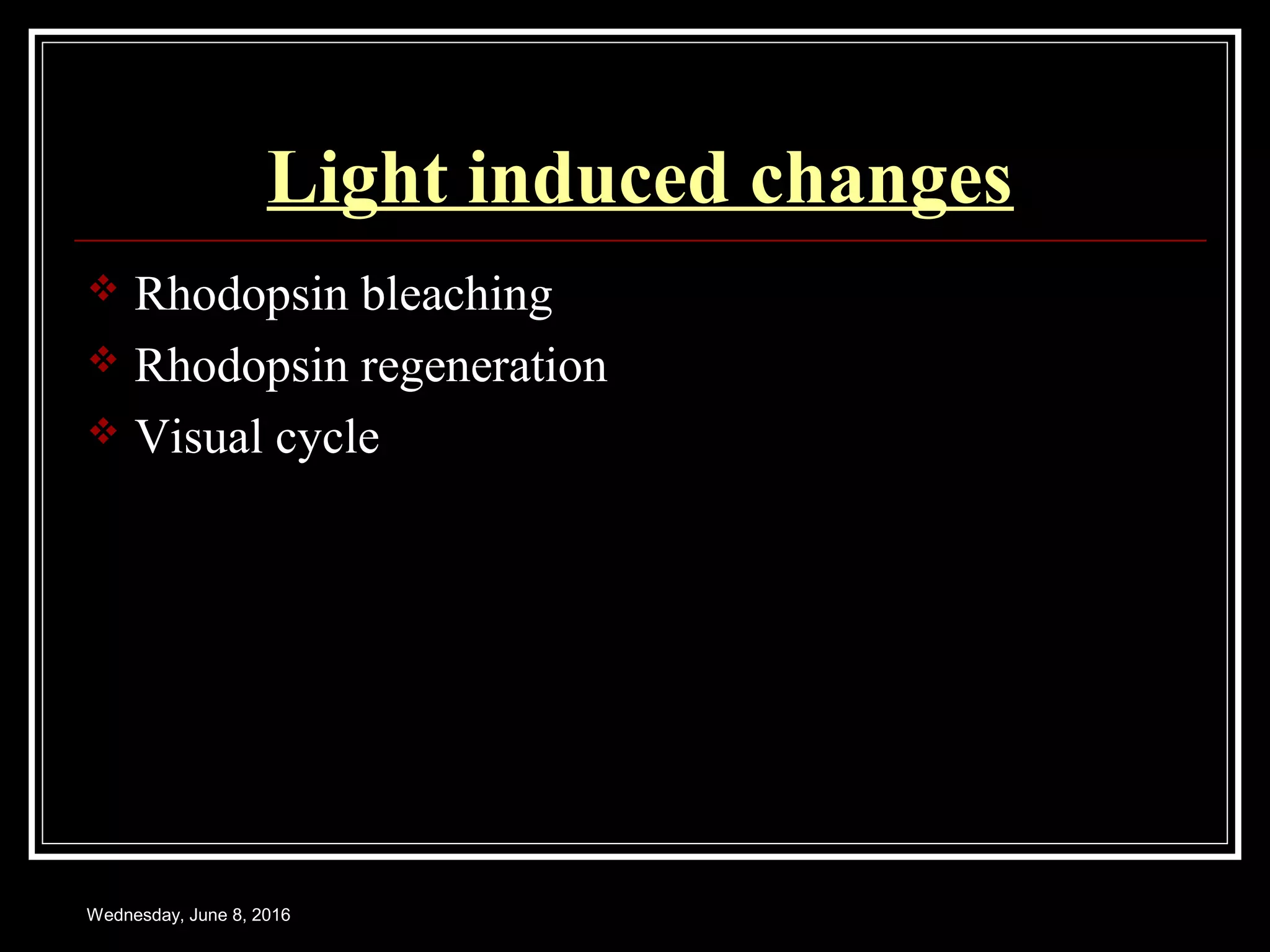 PHOTOCHEMISTRY OF VISION | PPT