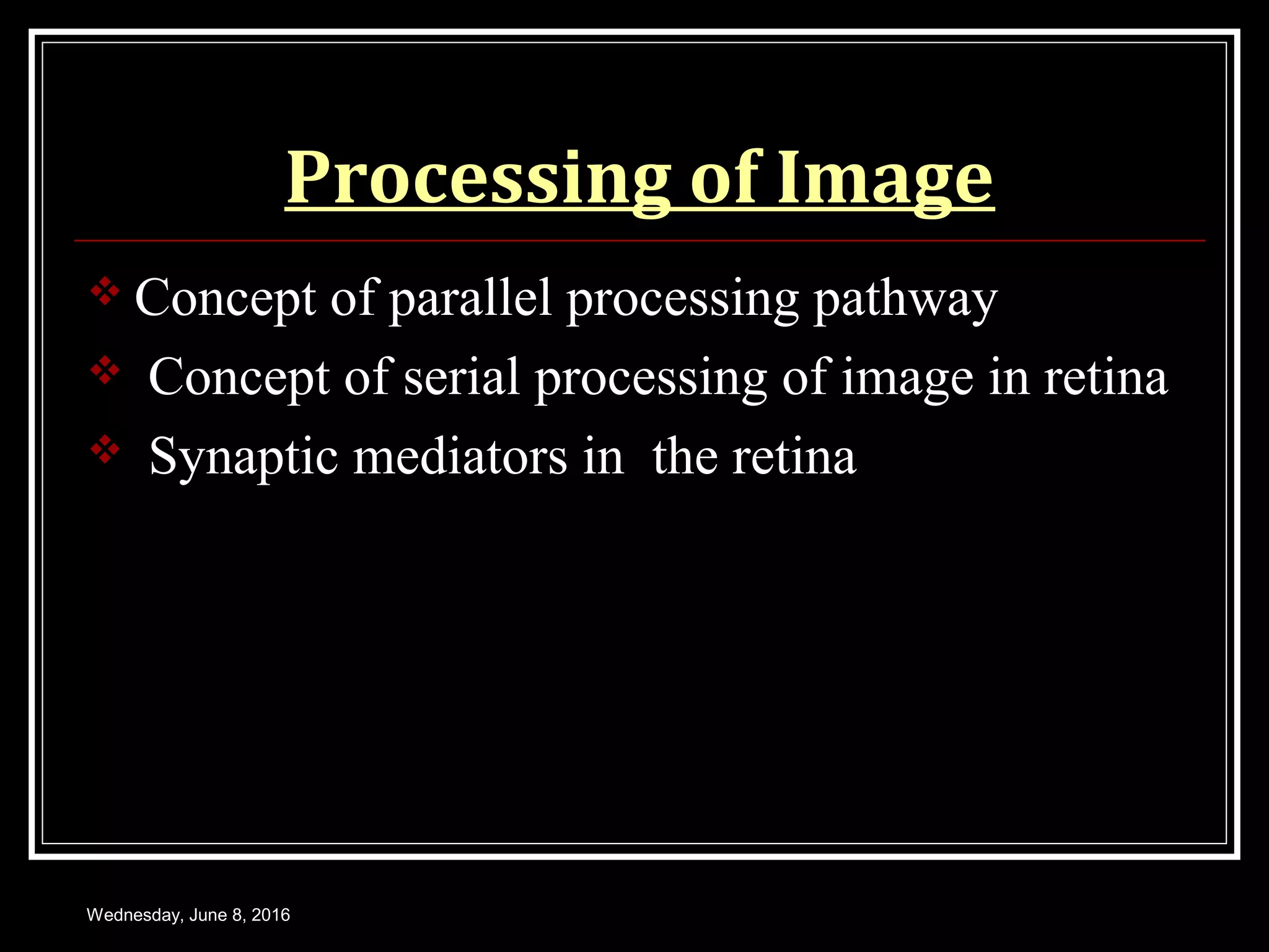 PHOTOCHEMISTRY OF VISION | PPT