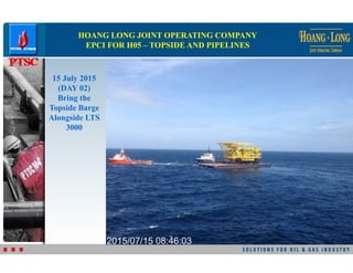 H5 Topside installation | PDF