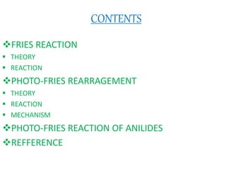Photo fries rearrangement | PPTX