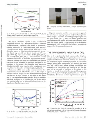 Photo-induced reduction of CO2 using a magnetically separable Ru-CoPc@TiO2@SiO2@Fe3O4 catalyst ...