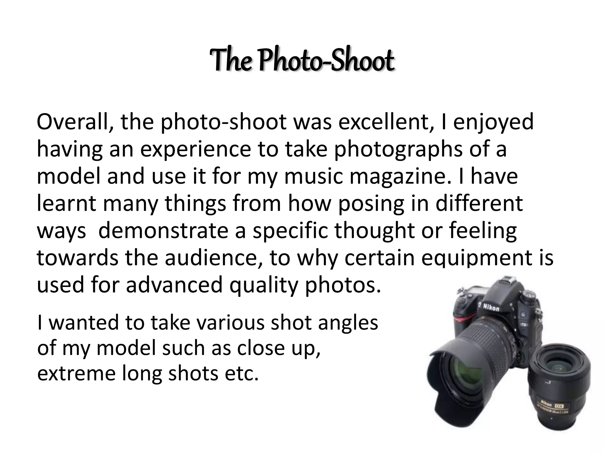 Photo shoot | PPT